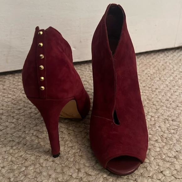 Halogen | Shoes | Burgundy Halogen Heel | Poshmark